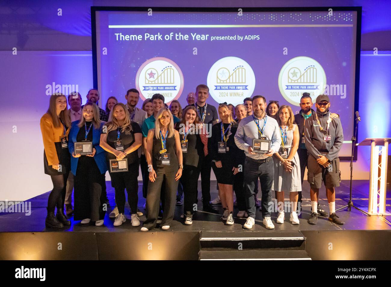 Chertsey, Großbritannien. September 2024. „Themenpark des Jahres“ geht ...