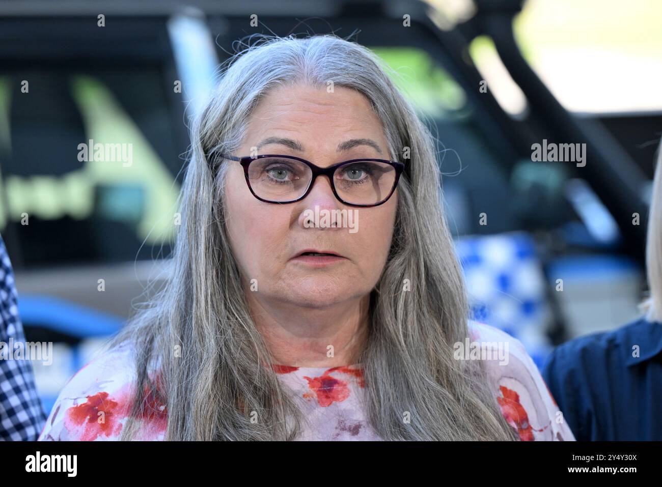 Carseldine, Australien. September 2024. Judy McCrow, Mutter von Rachel ...