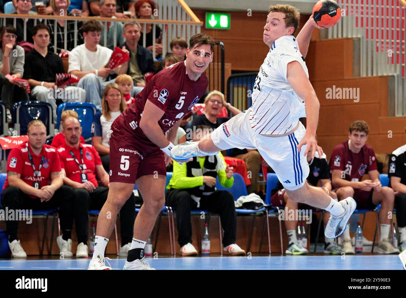 Potsdam, Deutschland. September 2024. Josip Simic (1.VFL Potsdam #05 ...