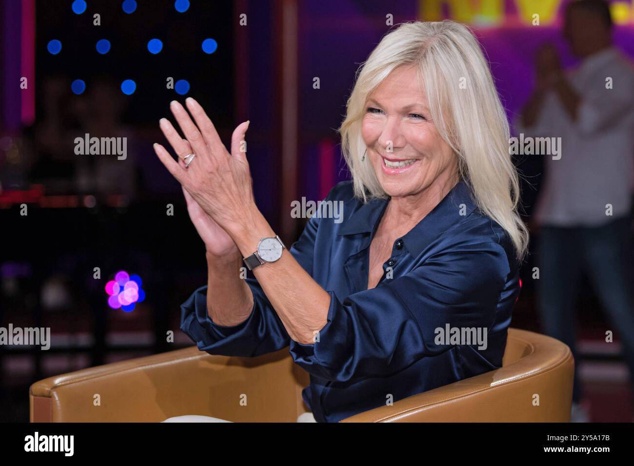 MDR - Flussboot. Moderatorin Ulrike von der Groeben anläßlich der ...