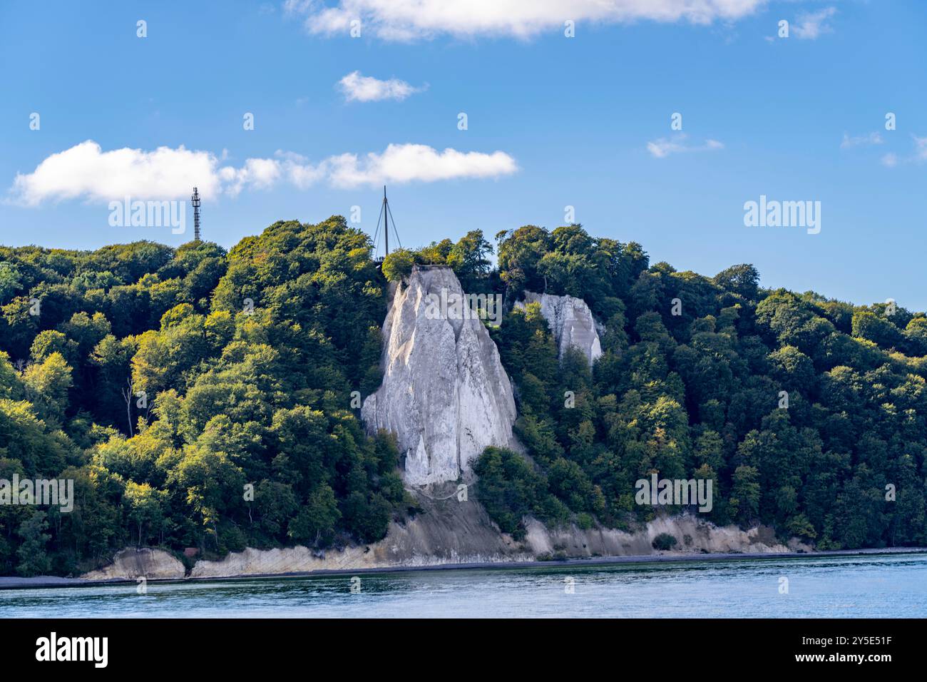Kreidefelsen von Rügen, Aussichtsplattform an der berühmten ...