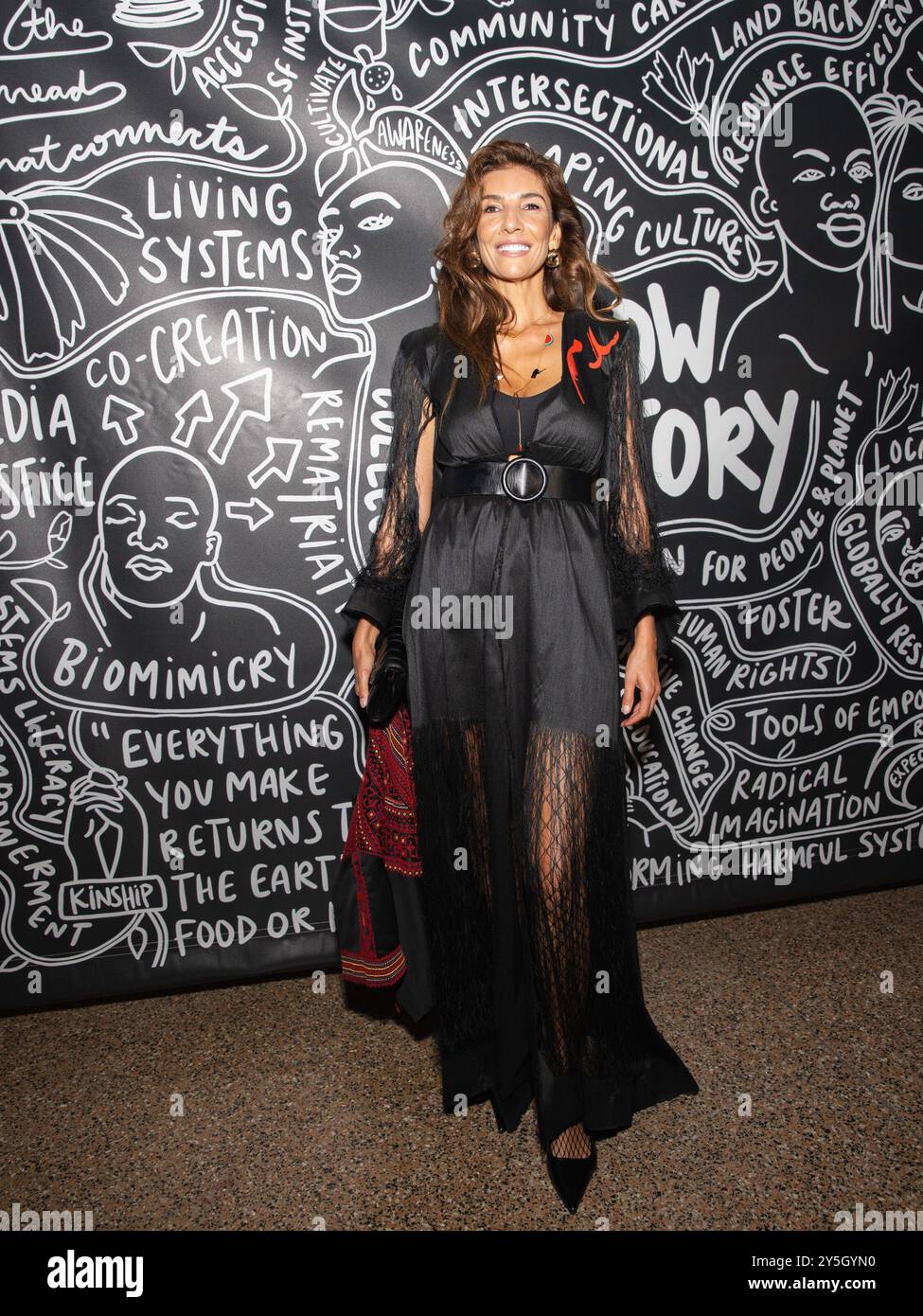 Ny. September 2024. Hama Hinnawi bei Ankunft zur Global South ...