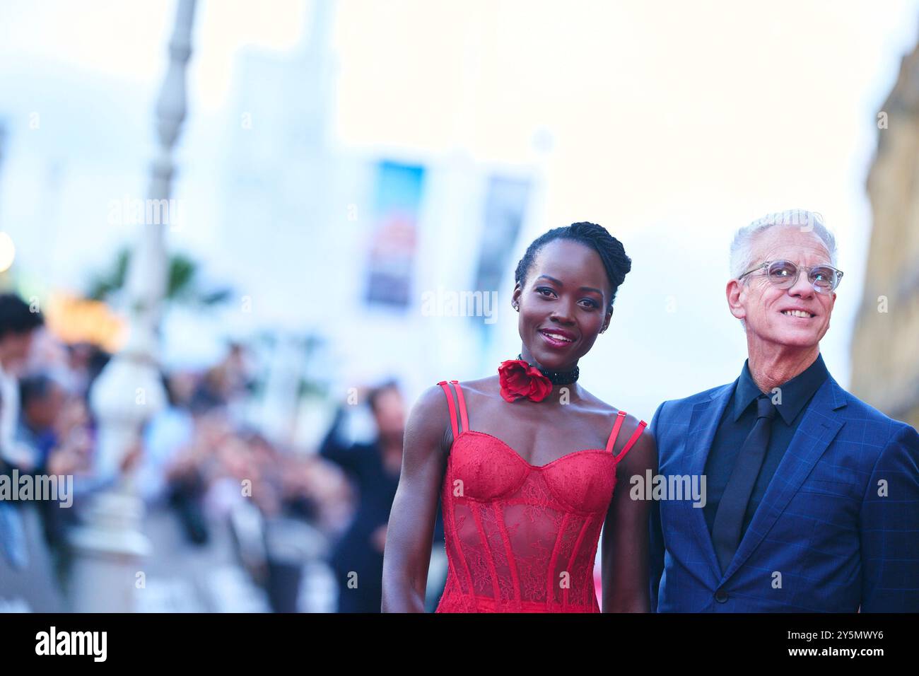 Lupita Nyong'o, Chris Sanders, besuchte den Roten Teppich „The Wild ...