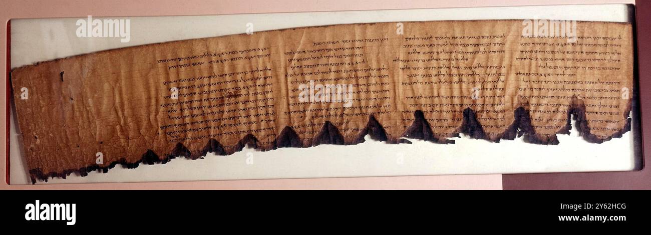 Die Elizabeth Bechtel Psalms Scroll - The Dead Sea Scroll . Eine der am ...
