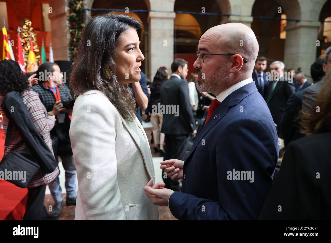 Madrid, 04.12.2023. Die Präsidentin der Gemeinschaft Madrid, Isabel ...