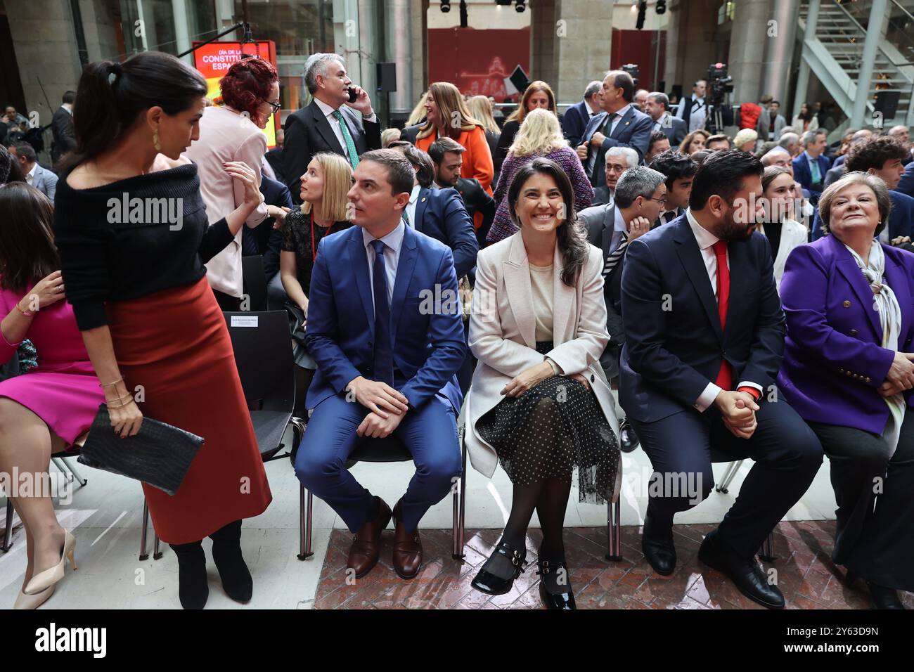 Madrid, 04.12.2023. Die Präsidentin der Gemeinschaft Madrid, Isabel ...