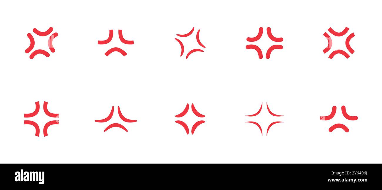 Wut symbol Stock-Vektorgrafiken kaufen - Alamy