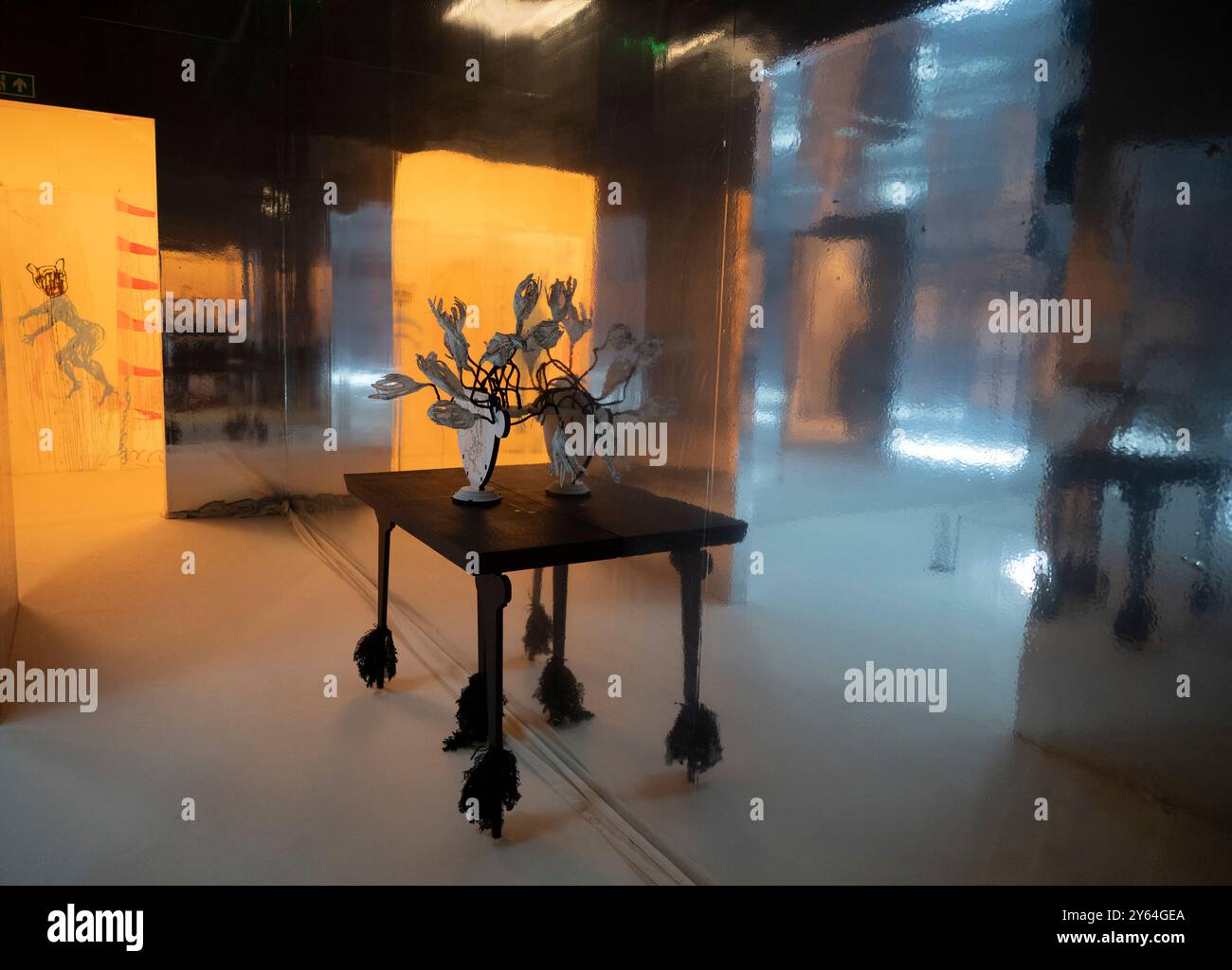 Tate Britain, London, UK. September 2024. Pio Abad, Claudette Johnson ...