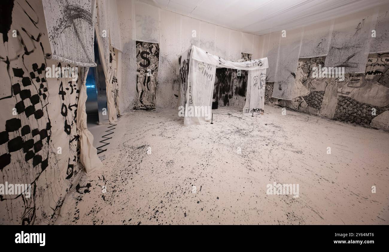 Tate Britain, London, UK. September 2024. Pio Abad, Claudette Johnson ...