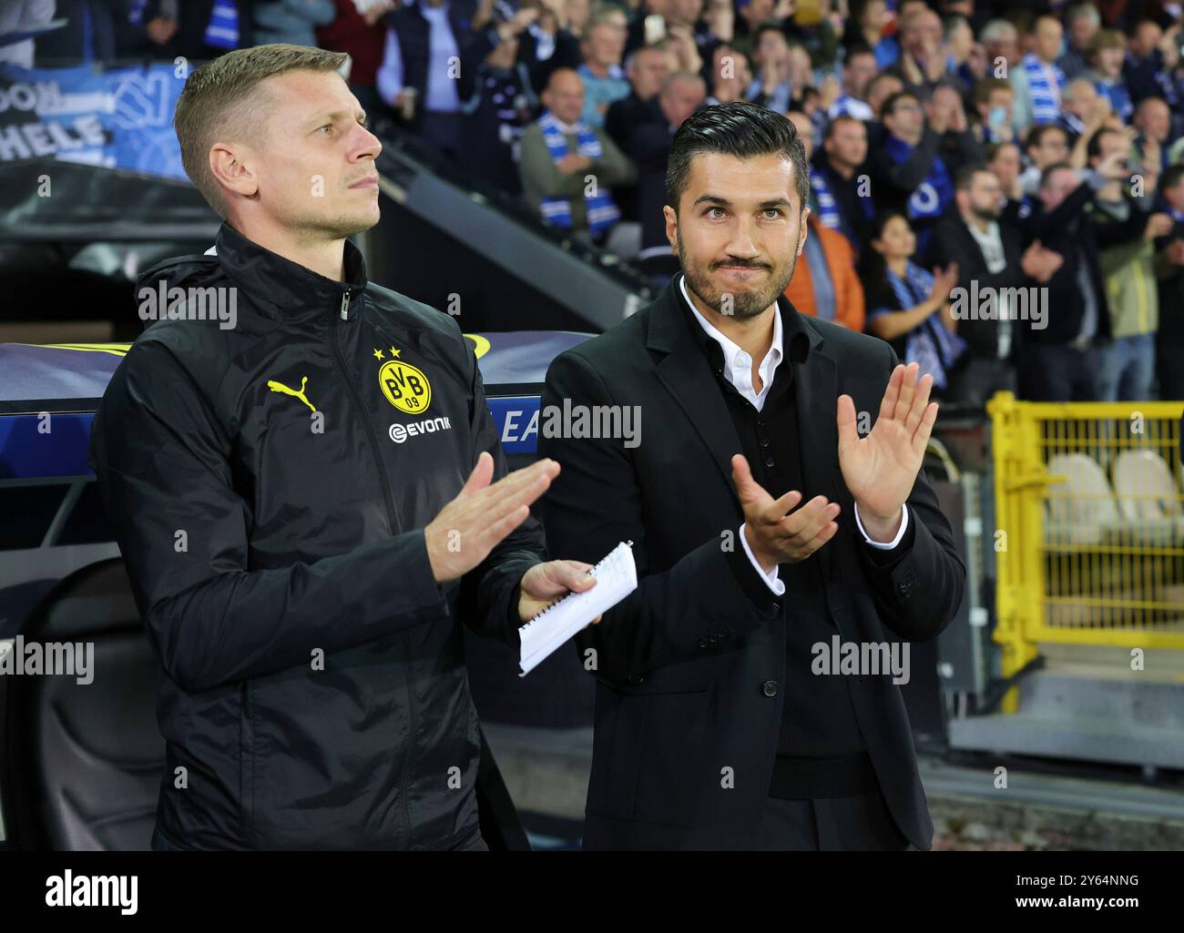 firo: 18.09.2024, Fußball, UEFA CHAMPIONS LEAGUE, Saison 2024/2025, UCL, CL, Club Brugge - BVB ...