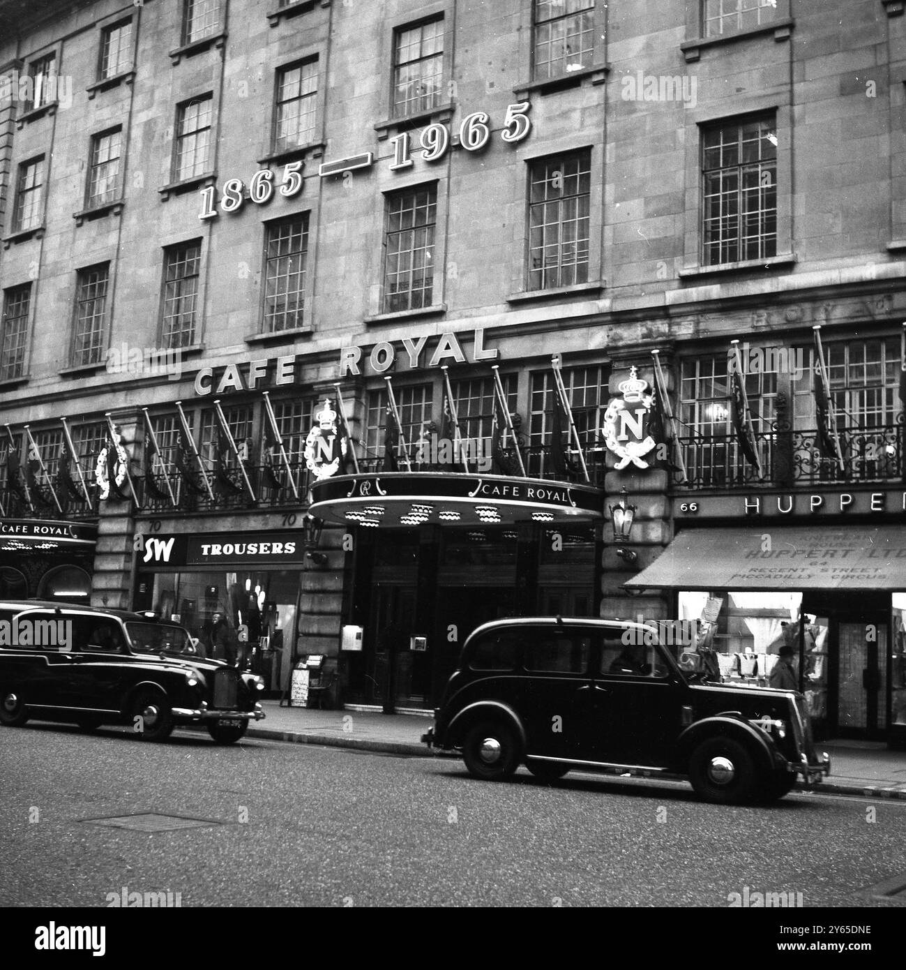 Cafe Royal , Regent Street , London , das seinen 100 . Geburtstag am 11 ...