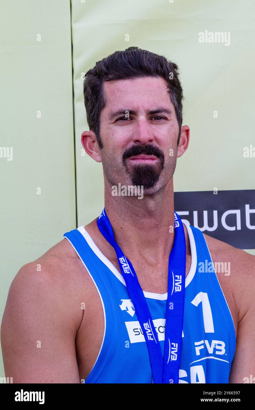 MEDAILLENZEREMONIE, PAF OPEN, BEACHVOLLEYBALL, MARIEHAMN, 2011: Todd ...