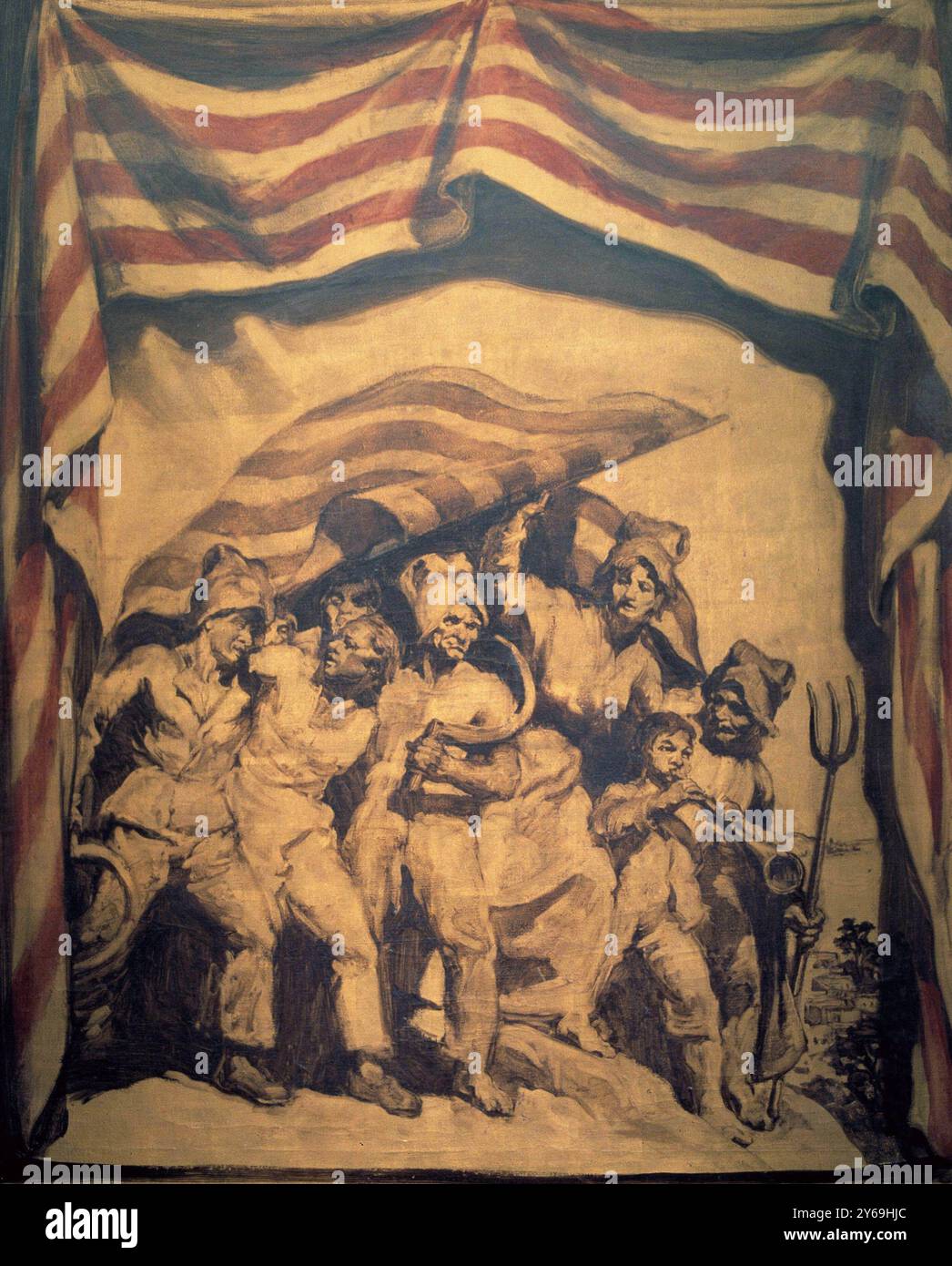 SERT, JOSE MARIA. PINTOR ESPAÑOL . BARCELONA 1874 - 1945. " ELS ...