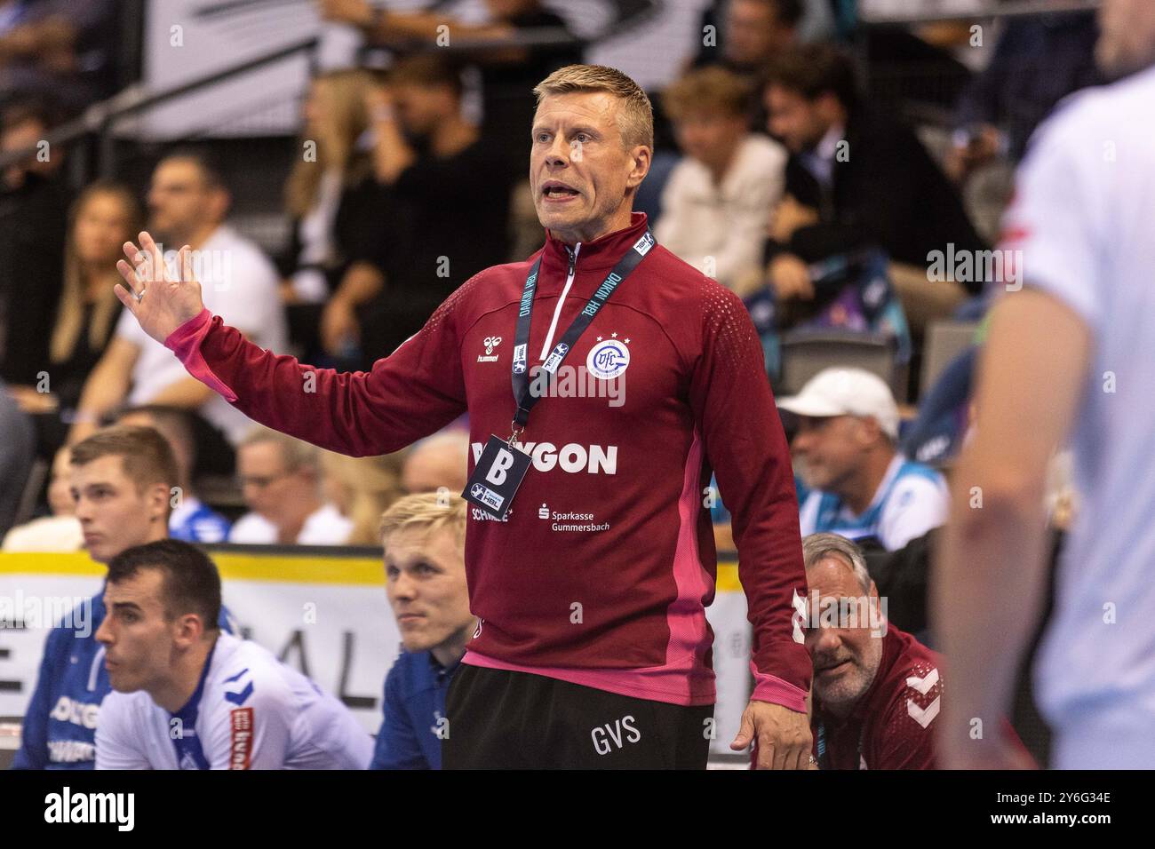 Gudjon Valur SIGURDSSON (VfL Gummersbach, Chef-Trainer) Geste ...