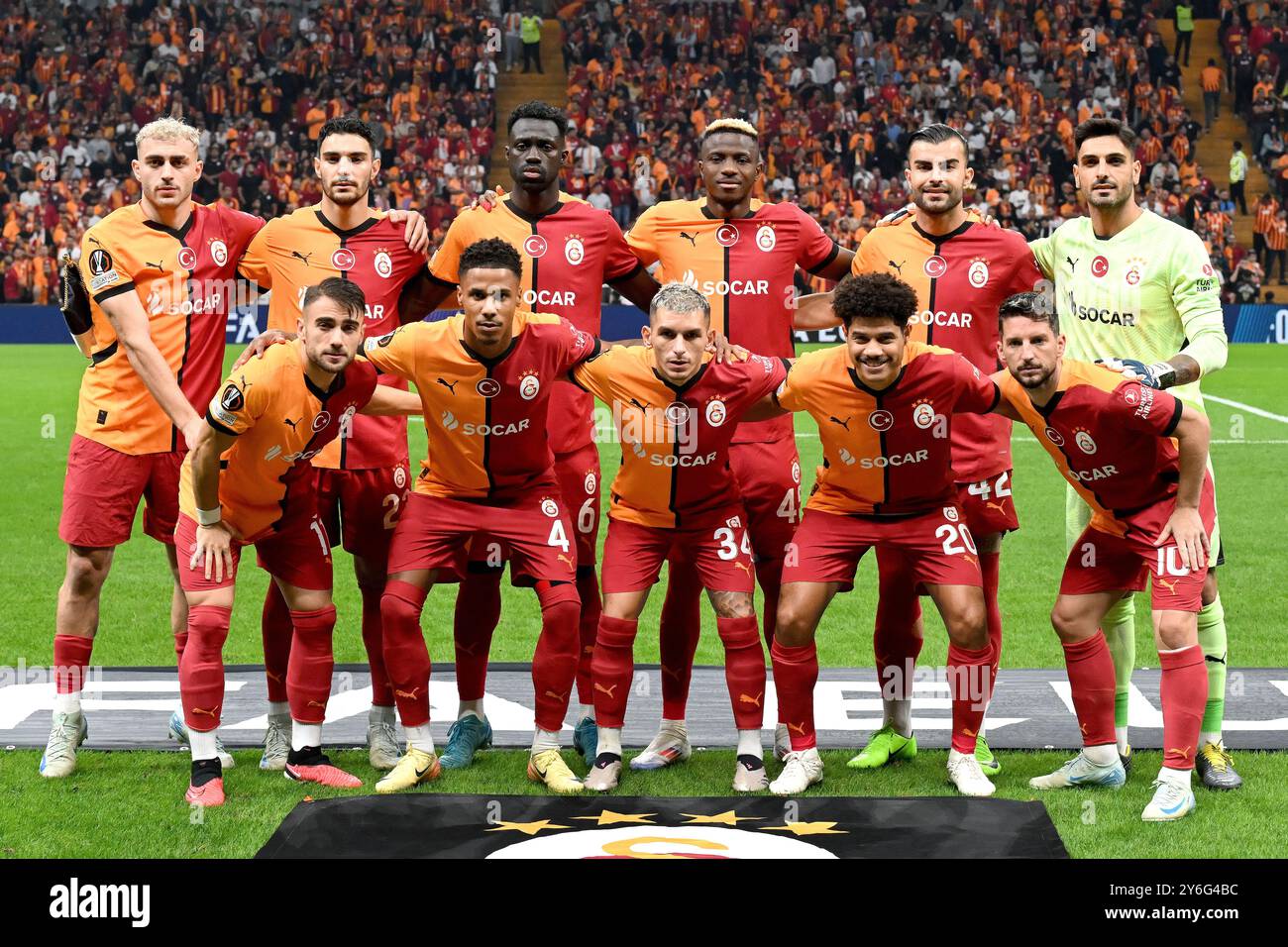ISTANBUL: Galatasaray SK spielt beim Spiel der UEFA Europa League ...
