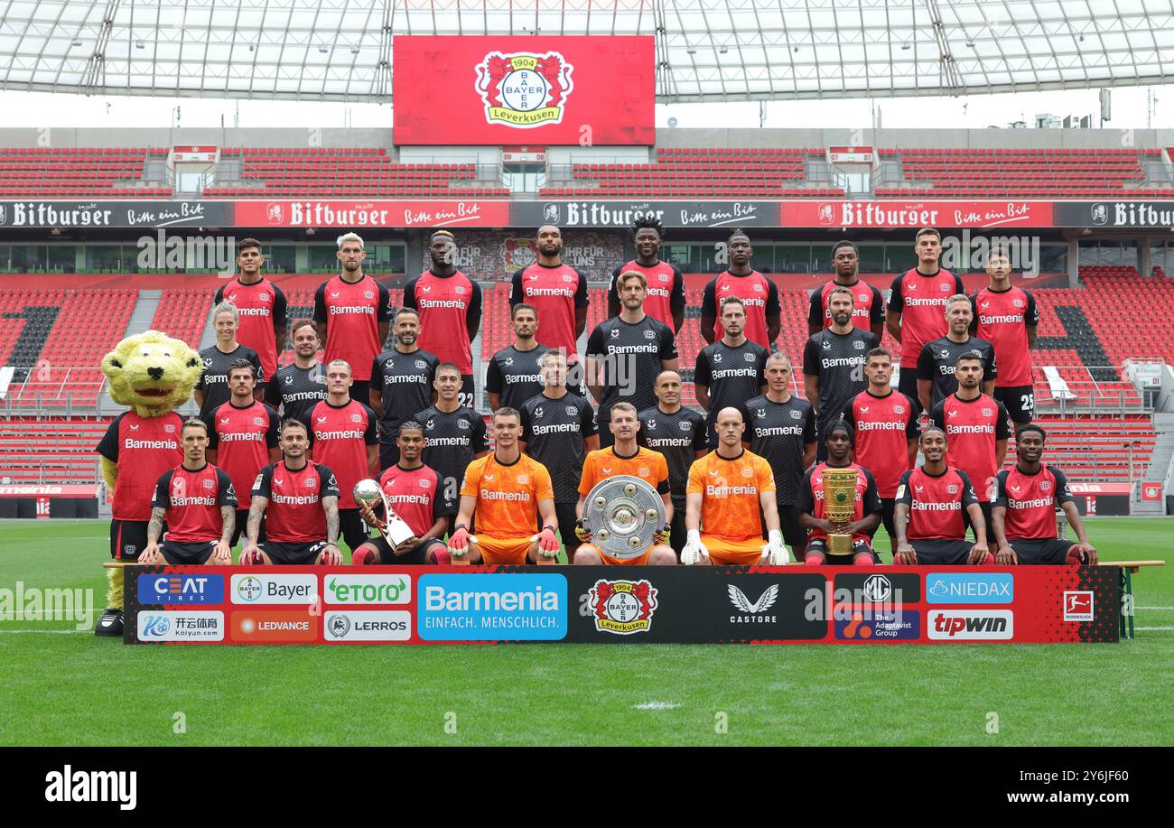 firo: 25.09.2024, Fußball, 1. Bundesliga Saison 2024/2025 Team Foto ...