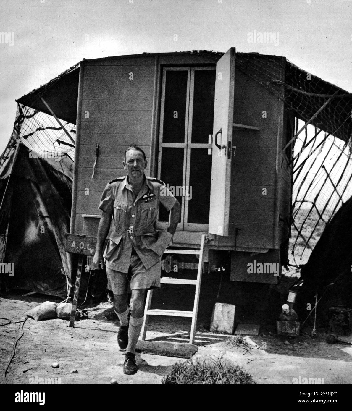 Der Mann, der die Desert Air Force befehligte, Air Vice Marshal Arthur ...