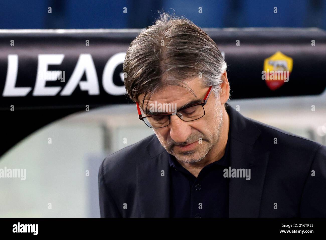 Rom, Italien. September 2024. Ivan Juric, Cheftrainer der Roma, wartet ...