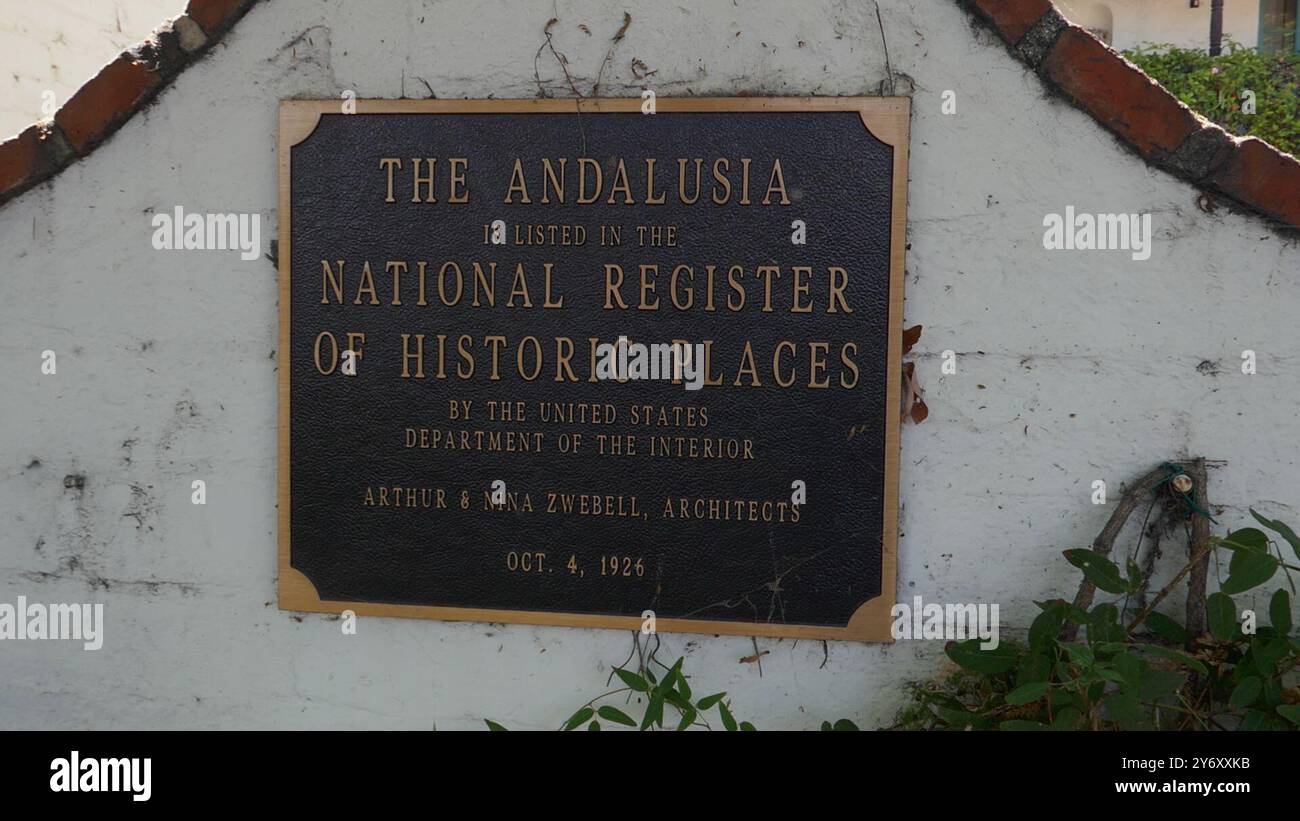 West Hollywood, Kalifornien, USA 18. September 2024 The Andalusia ...