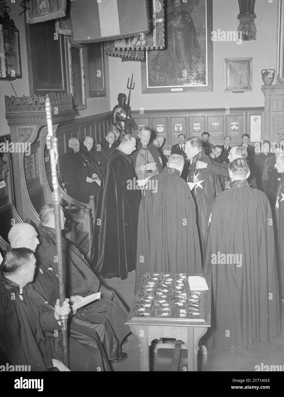 REIHENFOLGE DER ST . JOHN CEREMONY DUKE OF GLOUCESTER in einer ...