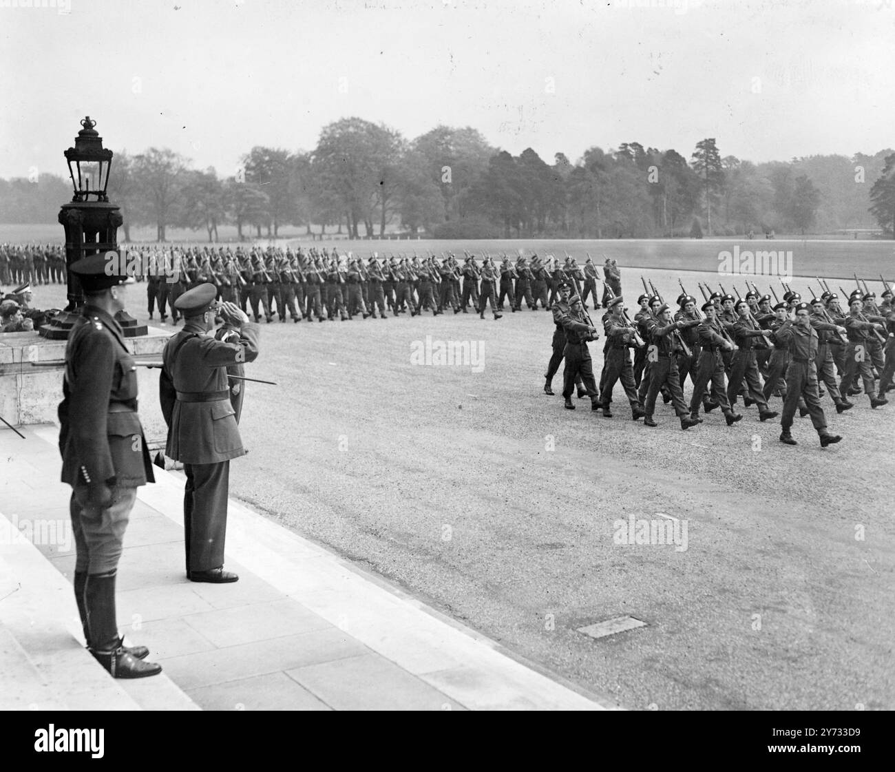 Bei seinem letzten Auftritt als Chief of the Imperial General Staff ...