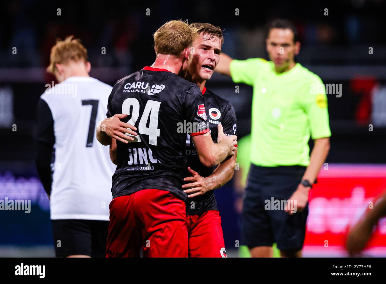 Rotterdam - Noah Naujoks von Excelsior Rotterdam während der achten ...