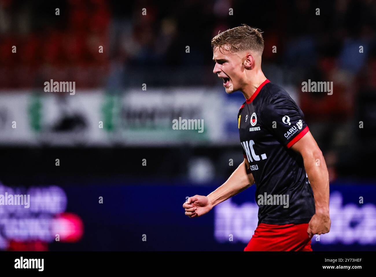 Rotterdam - Noah Naujoks von Excelsior Rotterdam während der achten ...