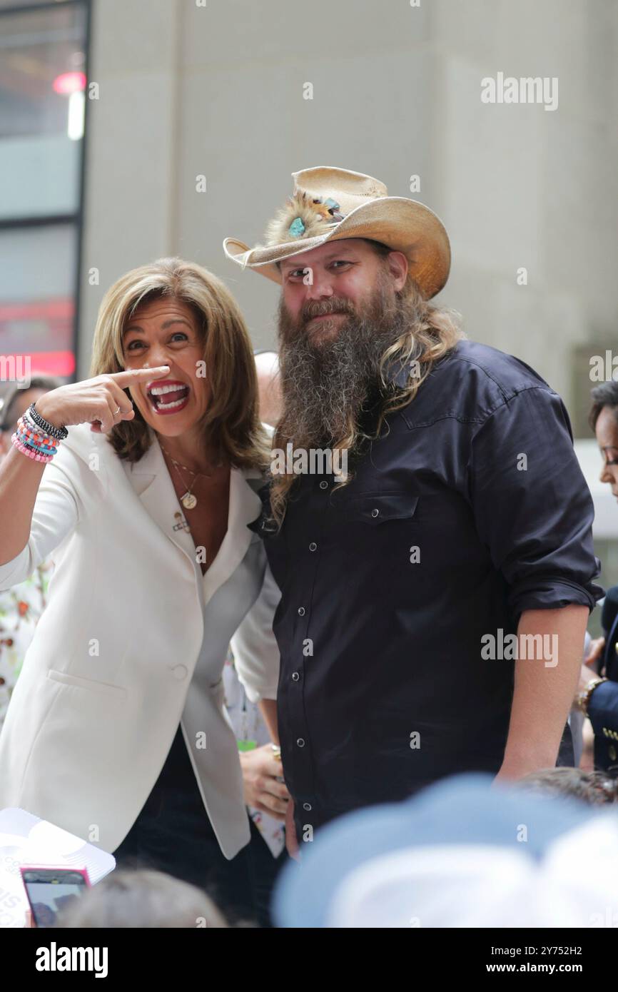 New York, NY - 27. September 2024: Der Country-Star Chris Stapleton und ...