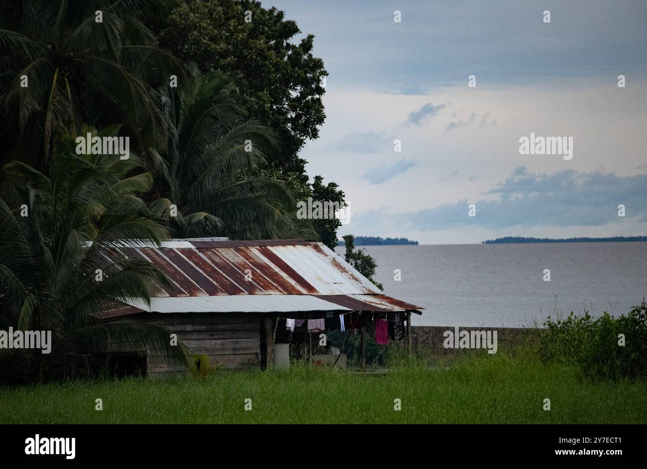 Bluefields, Nicaragua. September 2024. Dieses Foto zeigt ein Haus in ...