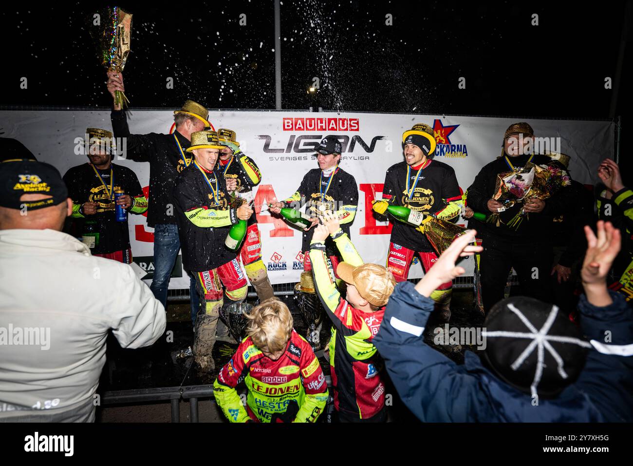 Gislaved, Schweden. Oktober 2024. 241001 Lejonens lagledare Mikael ...