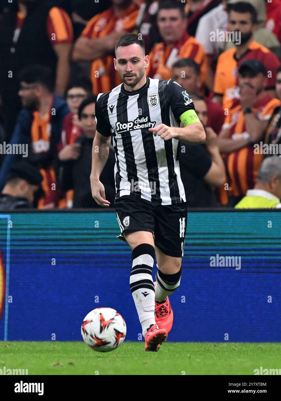 ISTANBUL: Andrija Zivkovic von PAOK Saloniki während des Spiels der ...