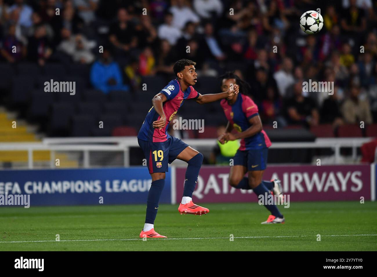 Barcelona, Esp. Oktober 2024. FC BARCELONA gegen BSC Young Boys 1. Oktober 2024 Lamine Yamal (19 ...