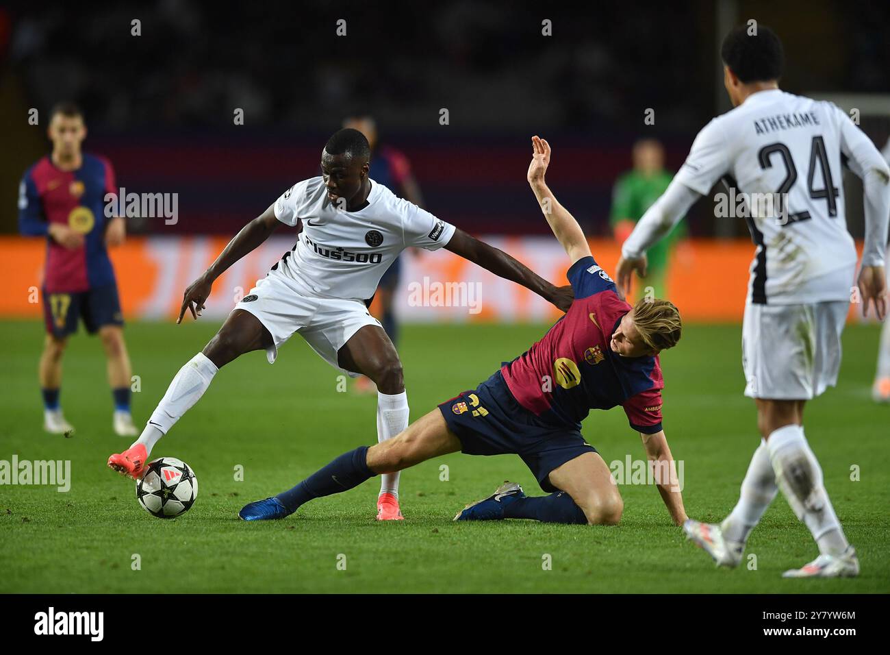 Barcelona, Esp. Oktober 2024. FC BARCELONA gegen BSC Young Boys 1. Oktober 2024 Frenkie de Jong ...