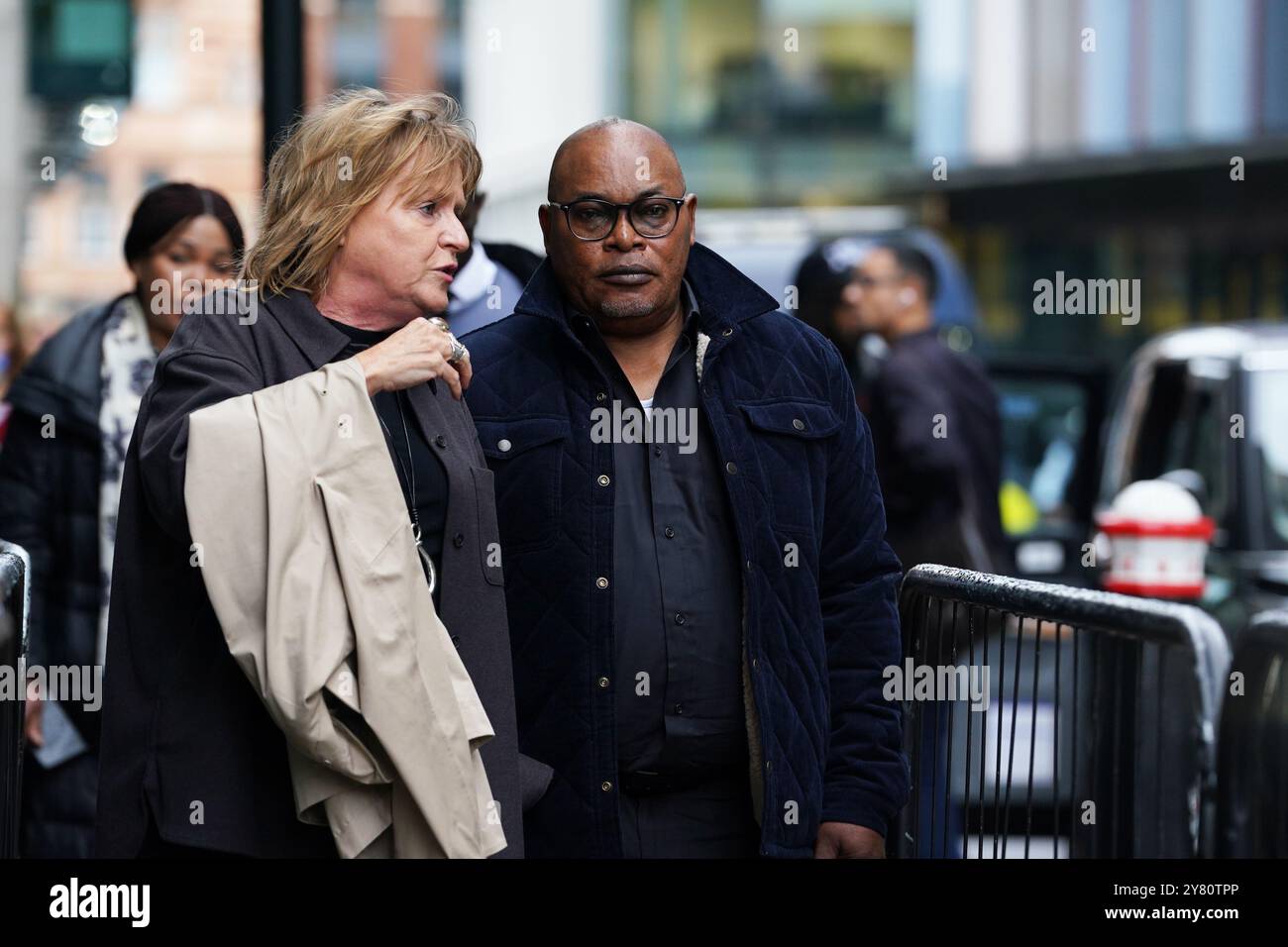 Prosper Kaba, der Vater von Chris Kaba, kam in Old Bailey in London an ...