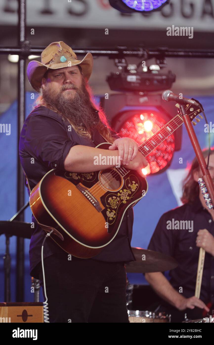 New York, NY – 27. September 2024 – der Country-Star Chris Stapleton ...