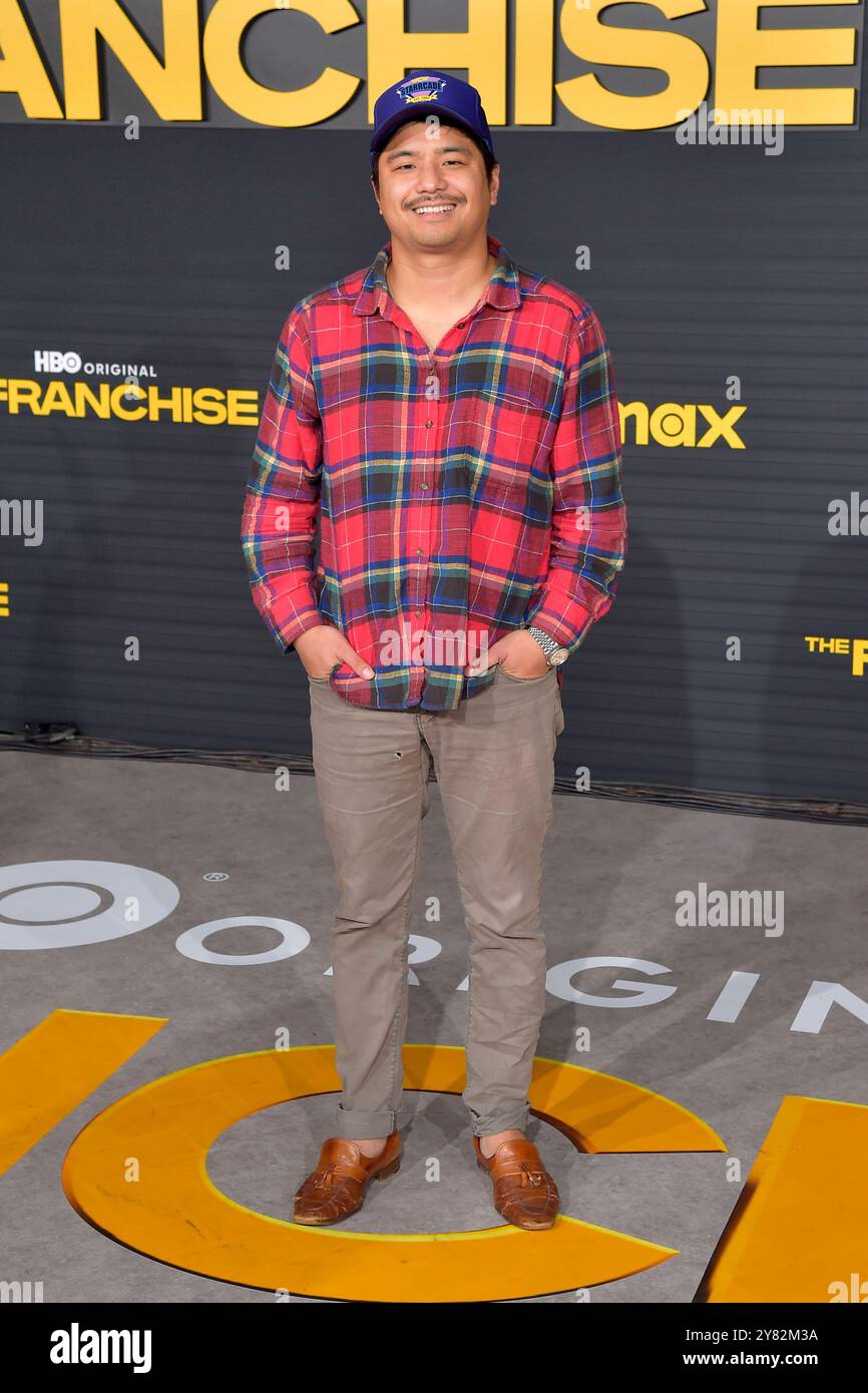 Andrew Lopez bei der Premiere der HBO Serie The Franchise im Paramount ...