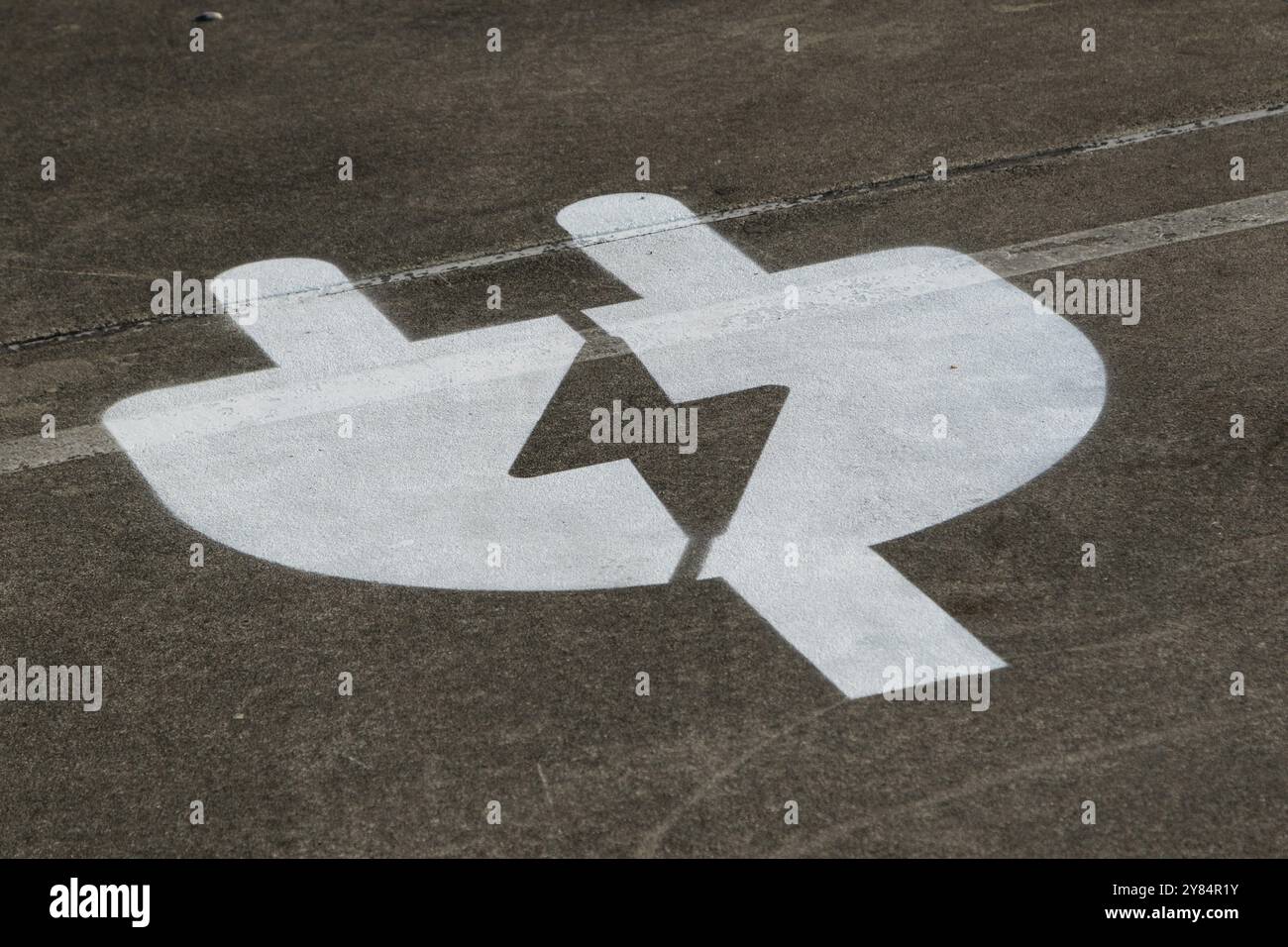 Mobilität, e-Charging Hamburg, Symbol, Ladestation für Elektrofahrzeuge ...