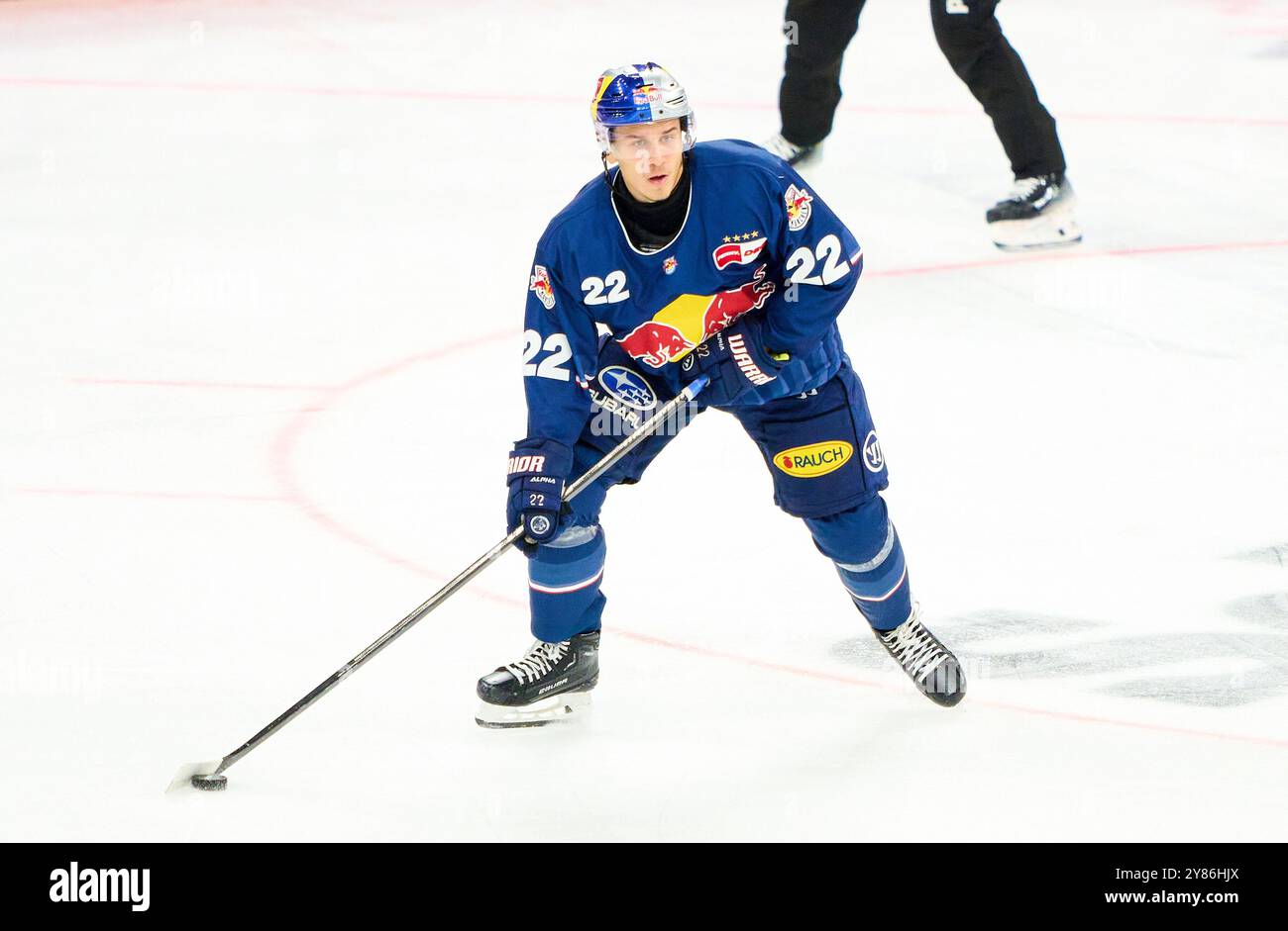 München, Deutschland. Oktober 2024. Jakob Weber, EHC RB MUC 22 im Penny ...