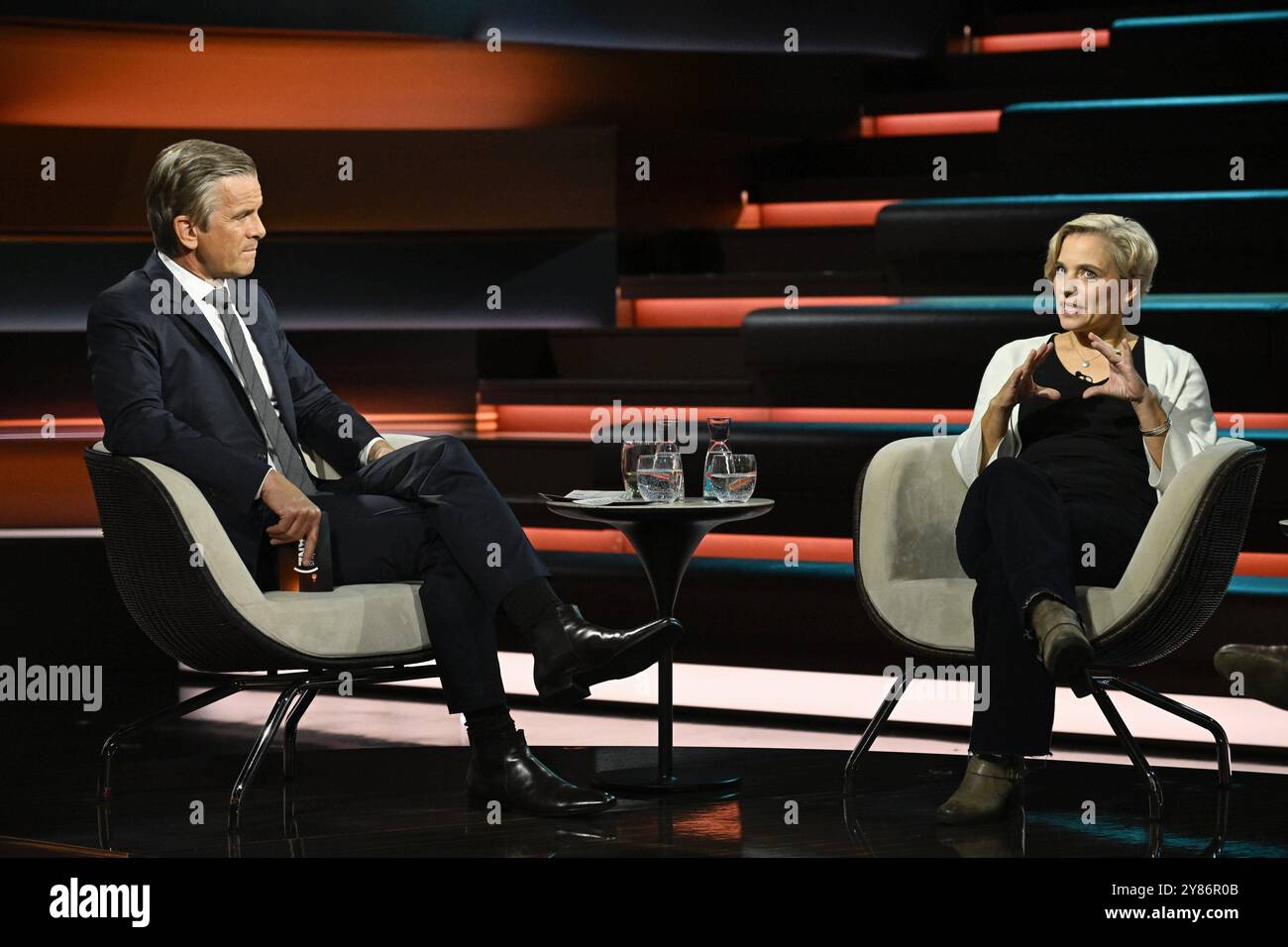 Markus Lanz und Bente Scheller 10/24 ihr Markus Lanz mit Bente Scheller ...