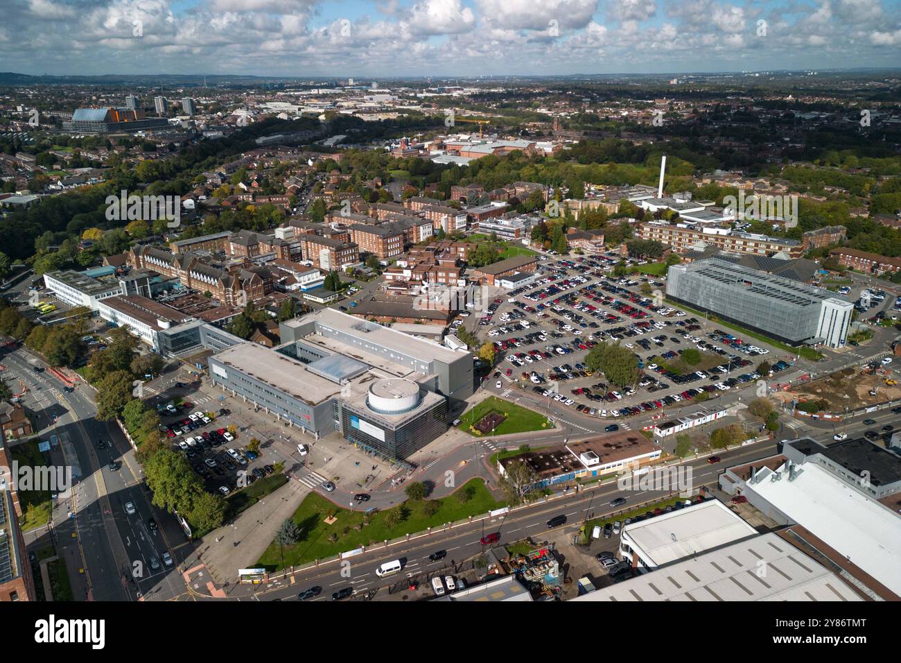 Dudley Road, Birmingham, 3. Oktober 2024. Das Birmingham City Hospital ...