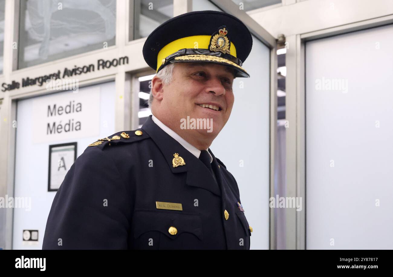 der kommissar der Royal Canadian Mounted Police (RCMP), Michael Duheme ...