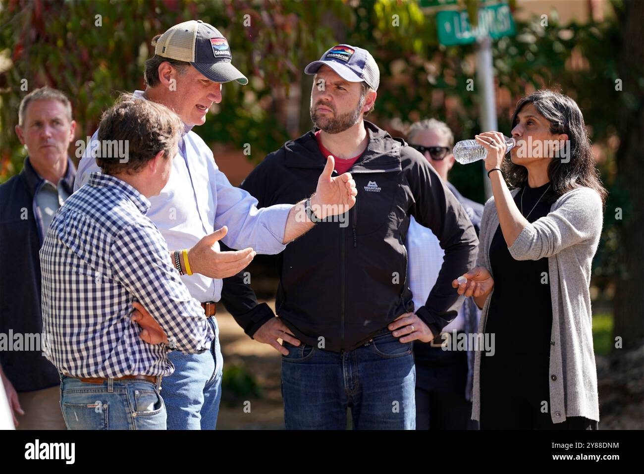 Republican vice presidential nominee Sen. JD Vance, R-Ohio, and his ...