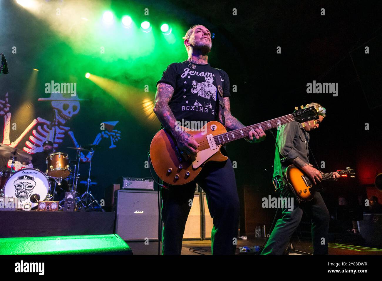 Seattle, USA. September 2024. Soziale Verzerrung in der Showbox auf dem ...
