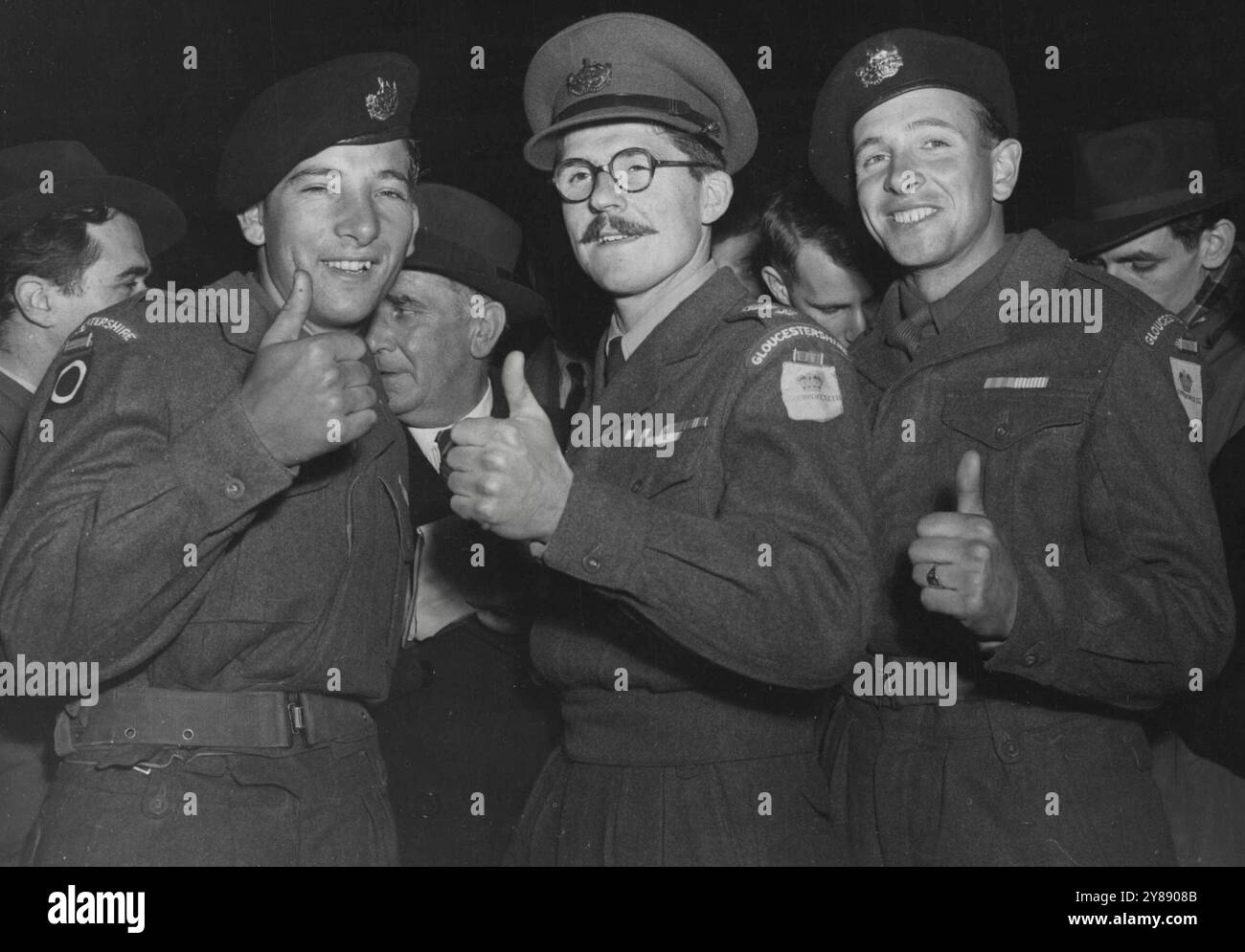 Das „Glorreiche Gloucesters“ Heim Aus Korea. Civic Welcome in ...
