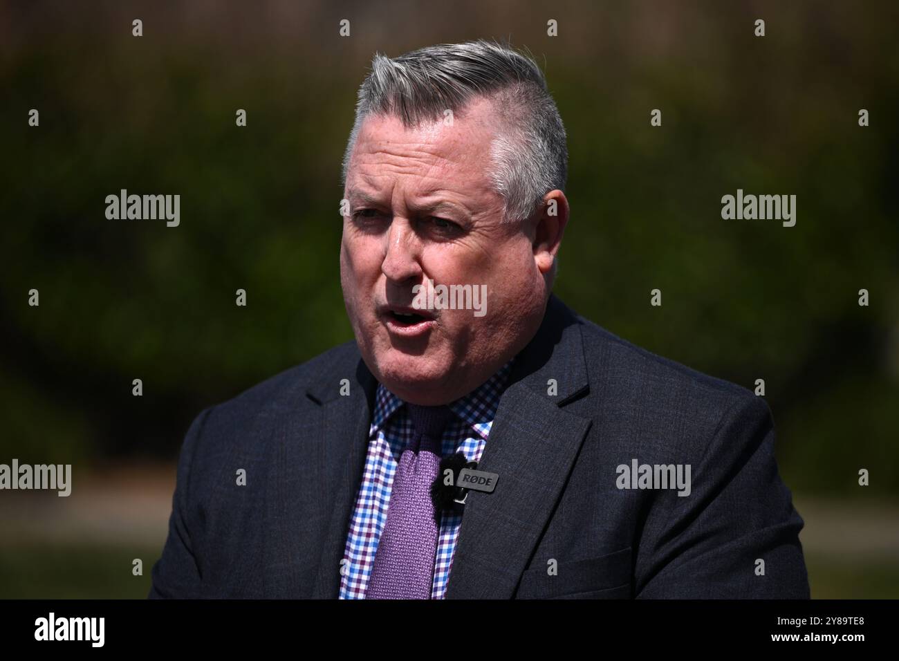 Melbourne, Australien. Oktober 2024. Detective Inspector Dean Thomas ...