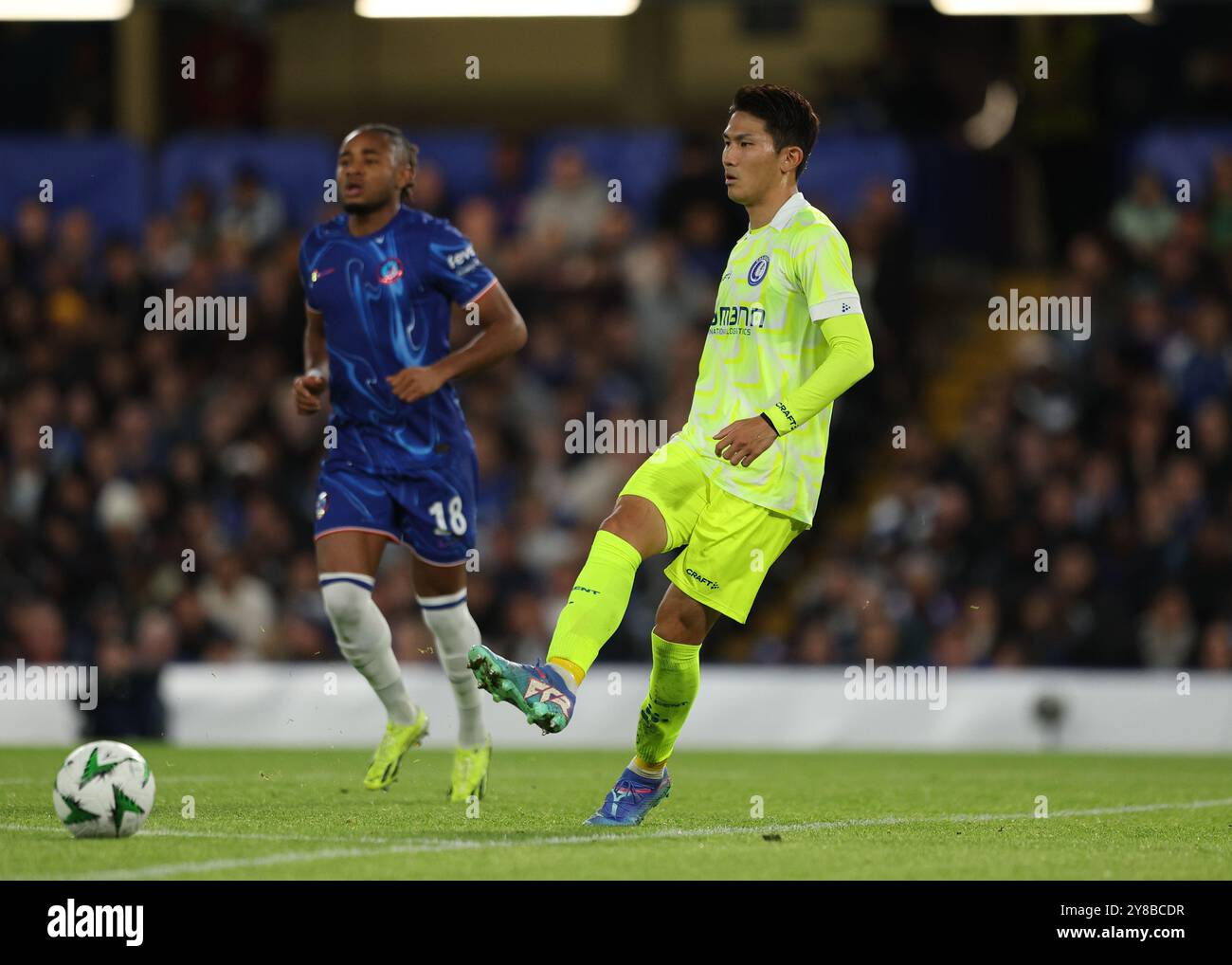 3. Oktober 2024; Stamford Bridge, Chelsea, London, England: UEFA Europa ...