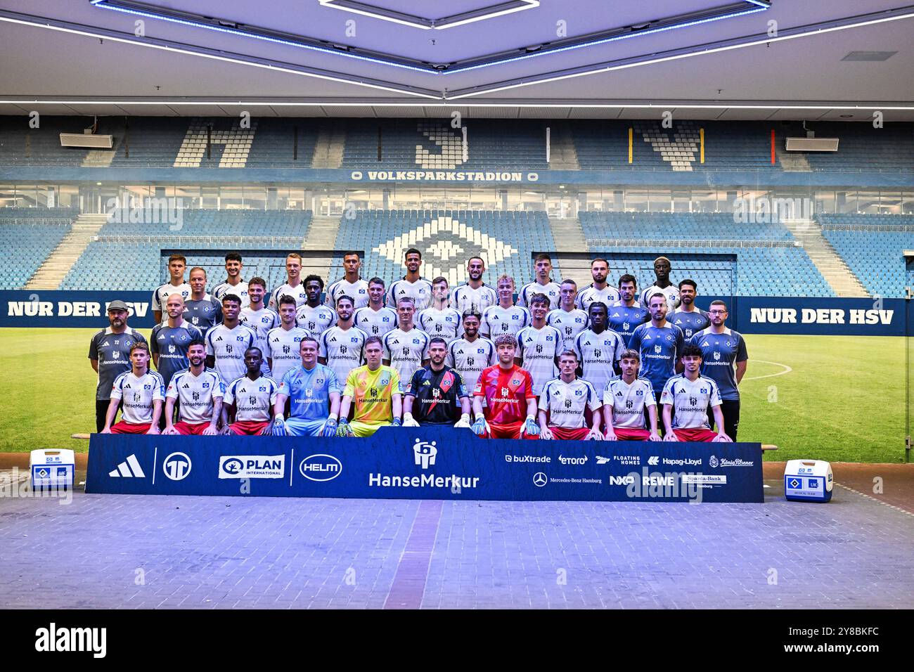 01.10.2024, Volksparkstadion, Hamburg, DE; 2. FBL, Hamburger SV ...