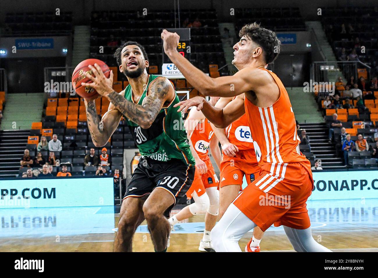 01.10.2024, ratiopharm Arena, Neu-Ulm, DE, EuroCup, ratiopharm Ulm vs ...