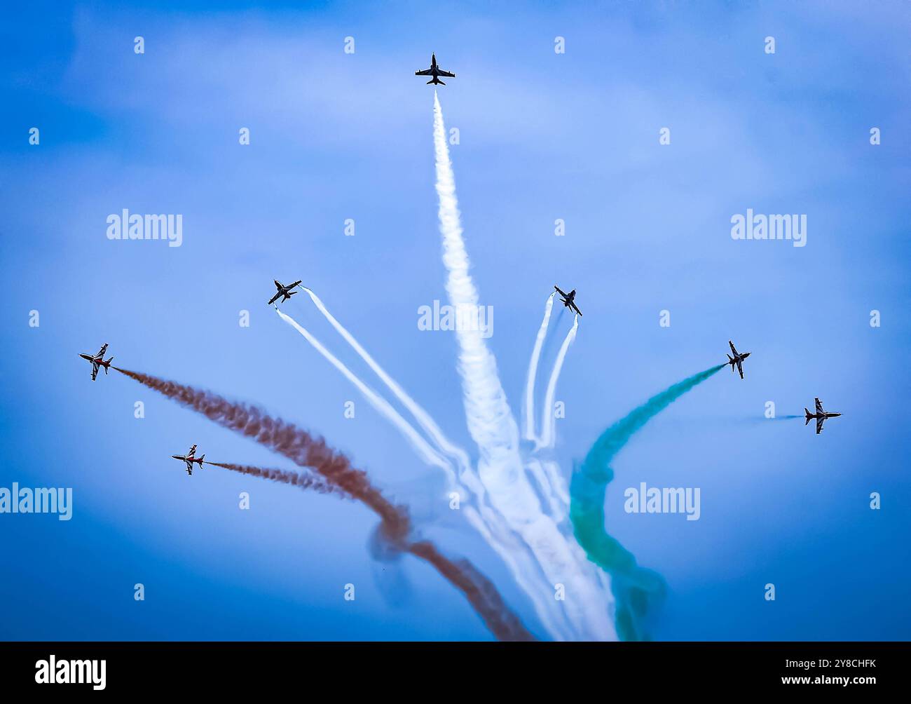 Air Show von IAF die 92. Air Adventure Show Chennai Air Show 2024 der ...