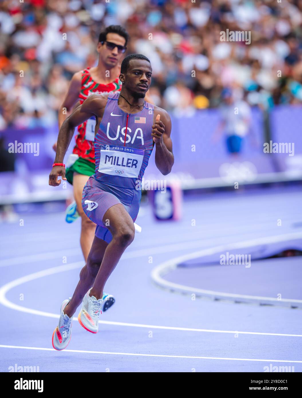 Brandon Miller nahm an den 800-Meter-Rennen der Olympischen Spiele 2024 ...